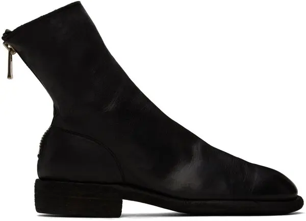 Guidi Zippered Ankle Boots