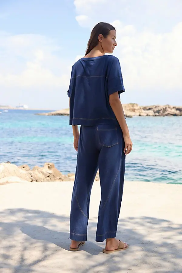 Free People Leandra Pant Set - Poseidon