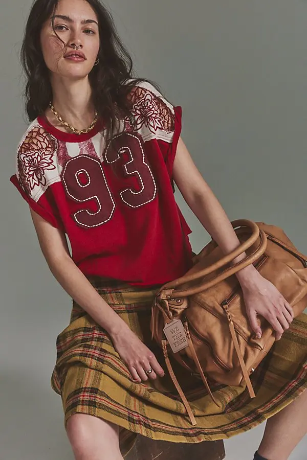 Free People Varsity Vibe Muscle Tee