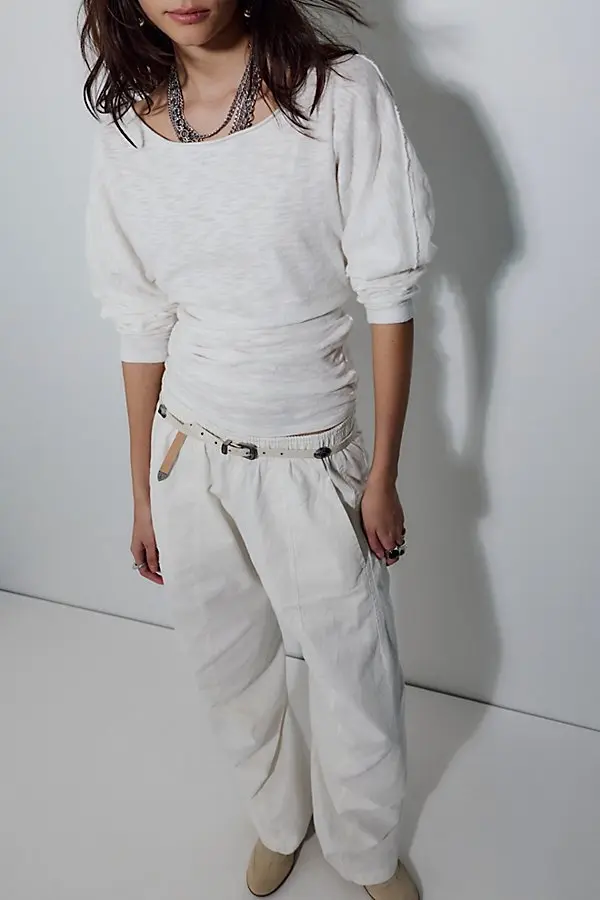 Free People Europa Off-the-shoulder Top - Ivory