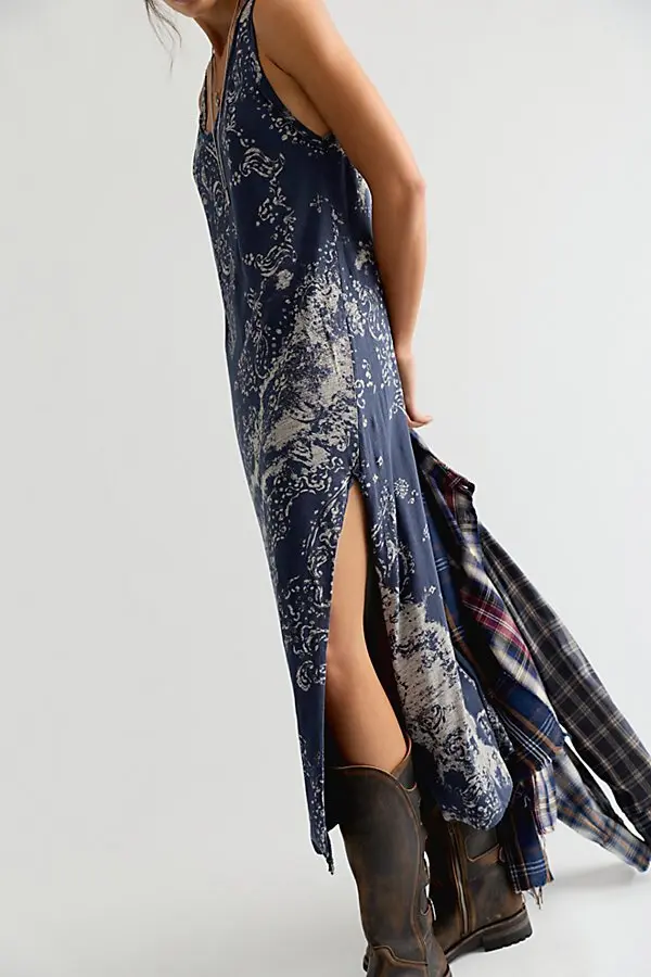 Free People Cleo Bandana Maxi Top