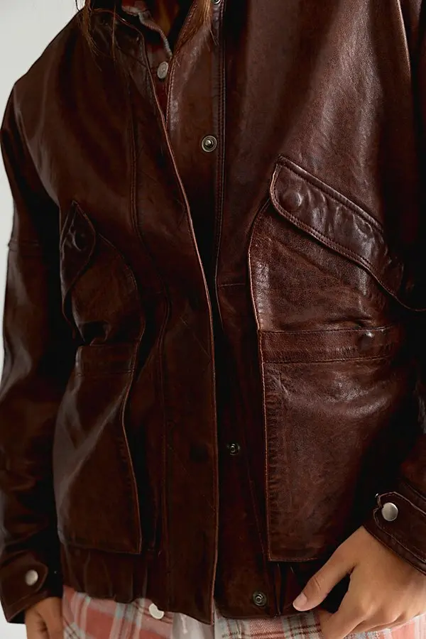 JAKKET Adriana Vintage Leather Jacket