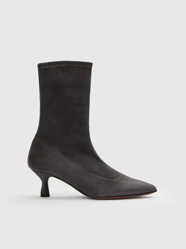 ATP ATELIER Cerone Suede Stretch Boots - Peltro