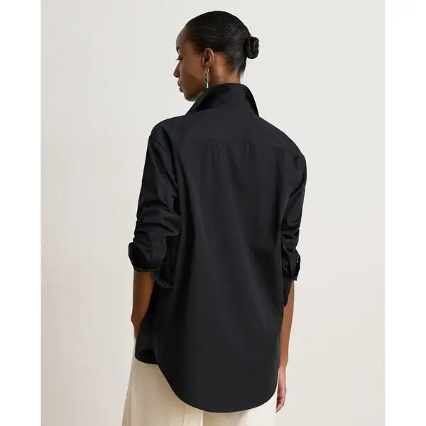 Ralph Lauren Relaxed Fit Rhinestone-bullion Shirt