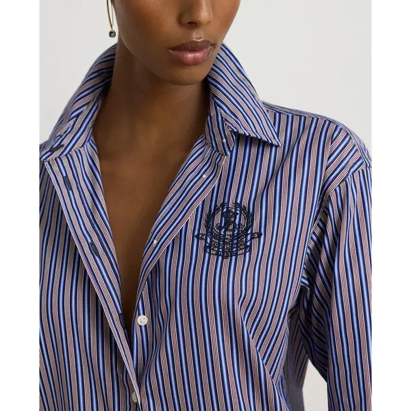 Ralph Lauren Relaxed Fit Striped Broadcloth Shirt