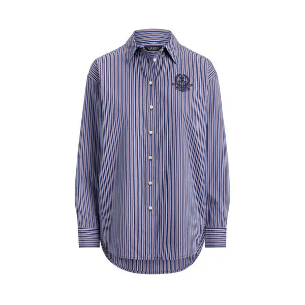 Ralph Lauren Relaxed Fit Striped Broadcloth Shirt