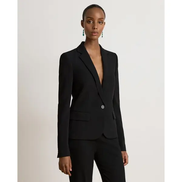 Ralph Lauren Stretch Crepe Blazer