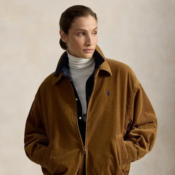 Ralph Lauren Cotton Corduroy Jacket - Tan