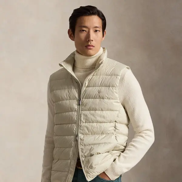 Ralph Lauren The Colden Packable Down Vest - Basic Sand