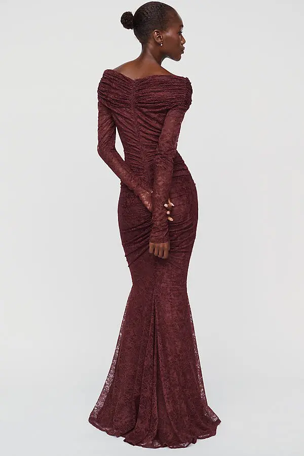 Misha Collection Kali Long-sleeve Maxi Dress