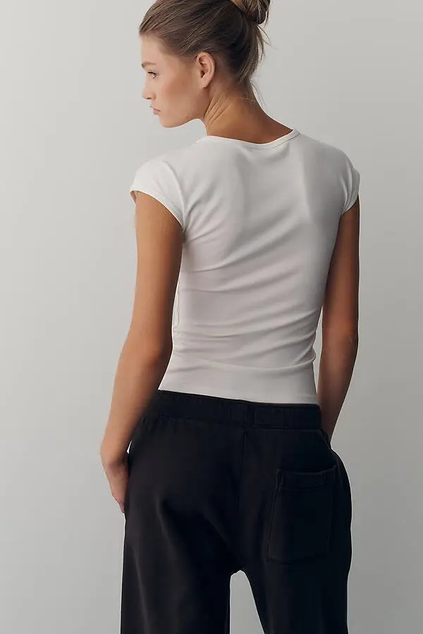 Z Supply Soft Trace Cotton Top - White