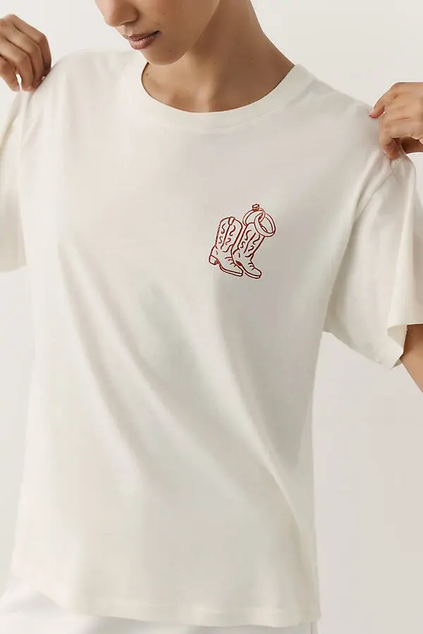 LETLUV Found Her Cowboy 100% Cotton Bridal Tee