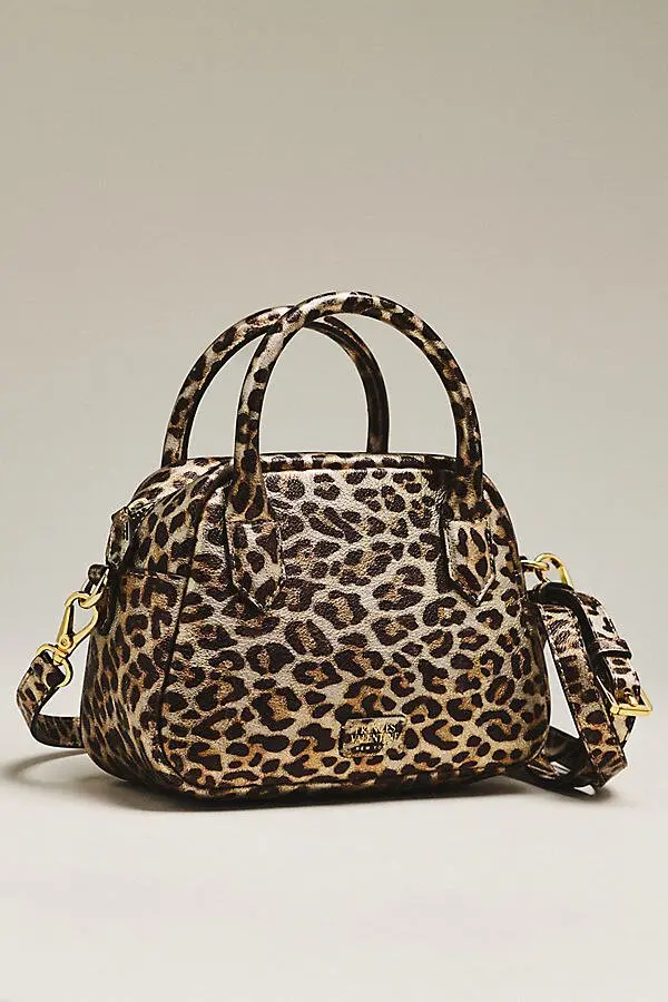 FRANCES VALENTINE Mi Bowler Bag - Leopard
