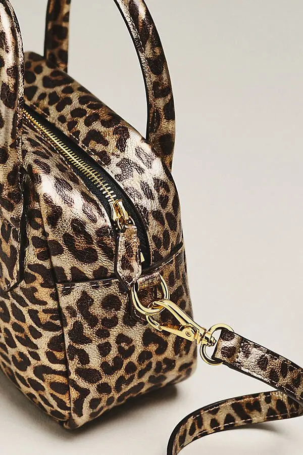 FRANCES VALENTINE Mi Bowler Bag - Leopard