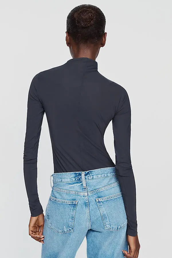 AGOLDE Lup Ruched Bodysuit