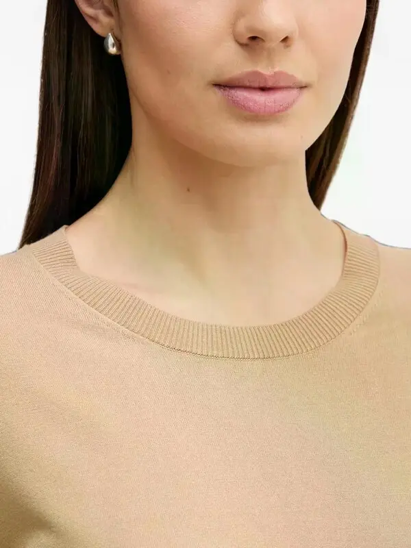 Sisley Fine-knit Long-sleeve Pullover