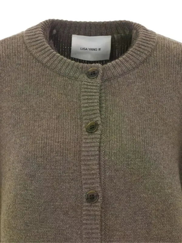 LISA YANG Emmylou Cashmere Cardigan - Brown