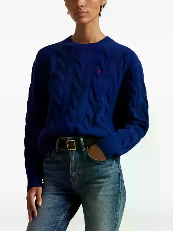 Polo Ralph Lauren Cable-knit Embroidered Jumper