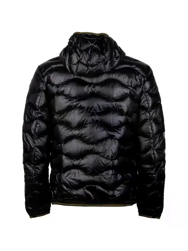 BLAUER. Wave-quilted Hooded Jacket