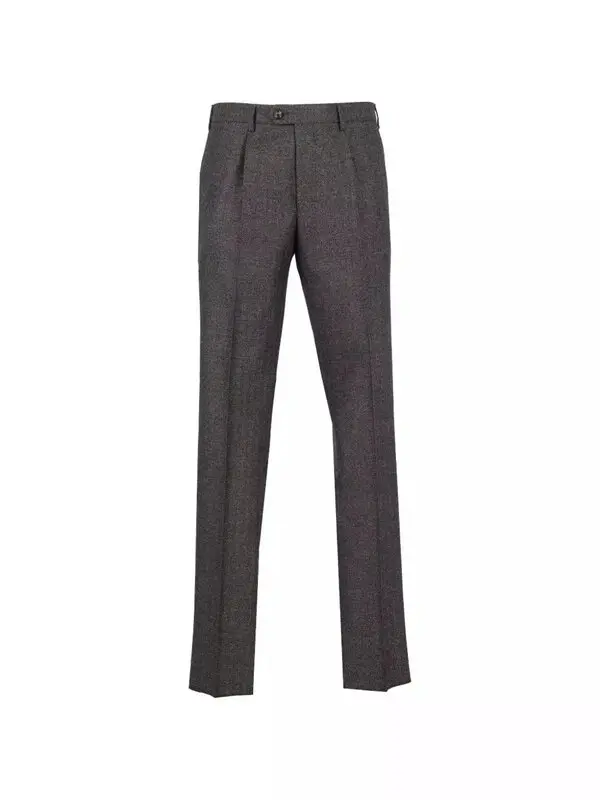 AL DUCA D’AOSTA 1902 Double-breasted Herringbone Wool Suit