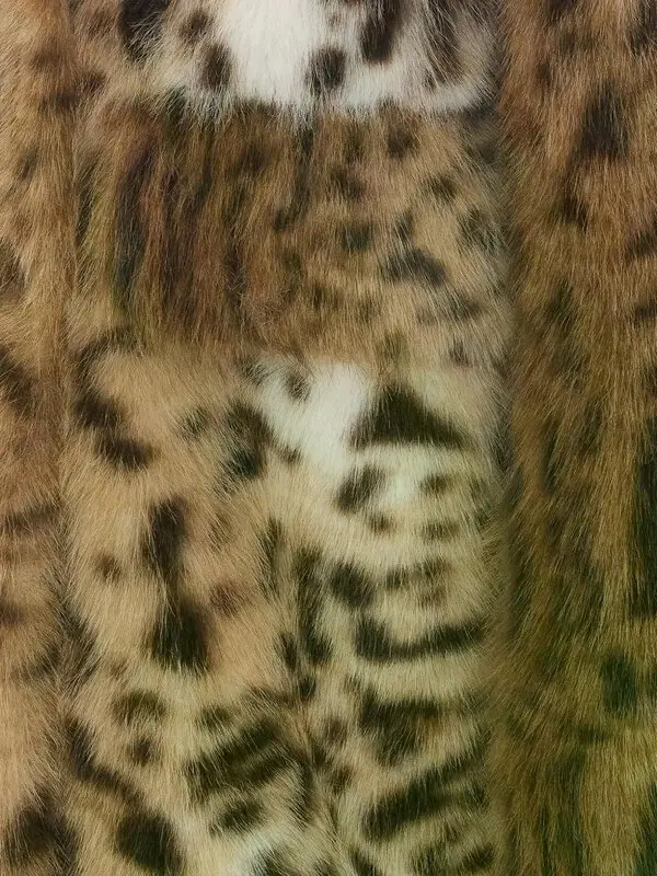 SWORD 6644 Leopard-print Coat