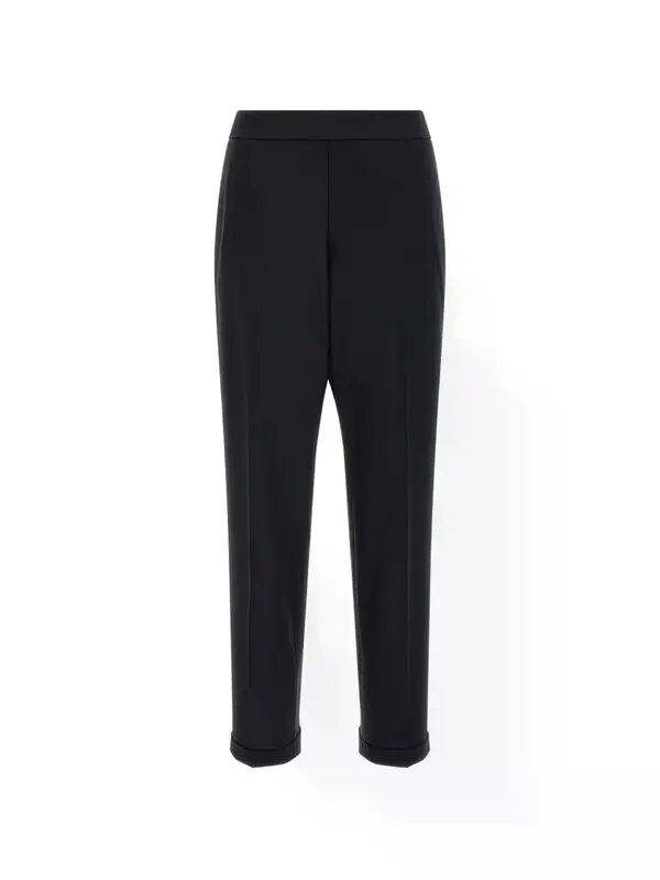 Alberto Biani Elasticated Turn-up Trousers