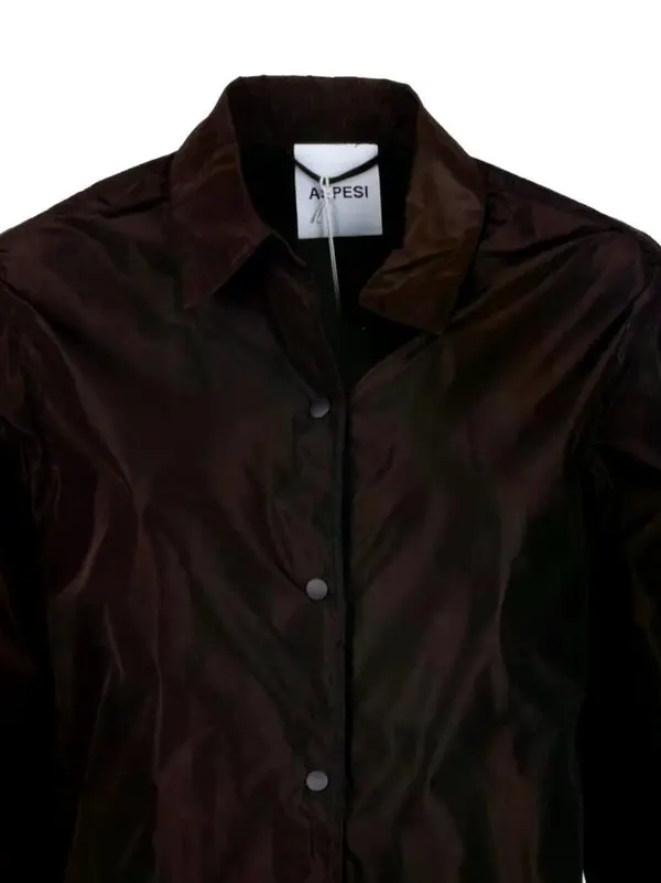 Aspesi Long-sleeve Press-stud Shirt - Brown