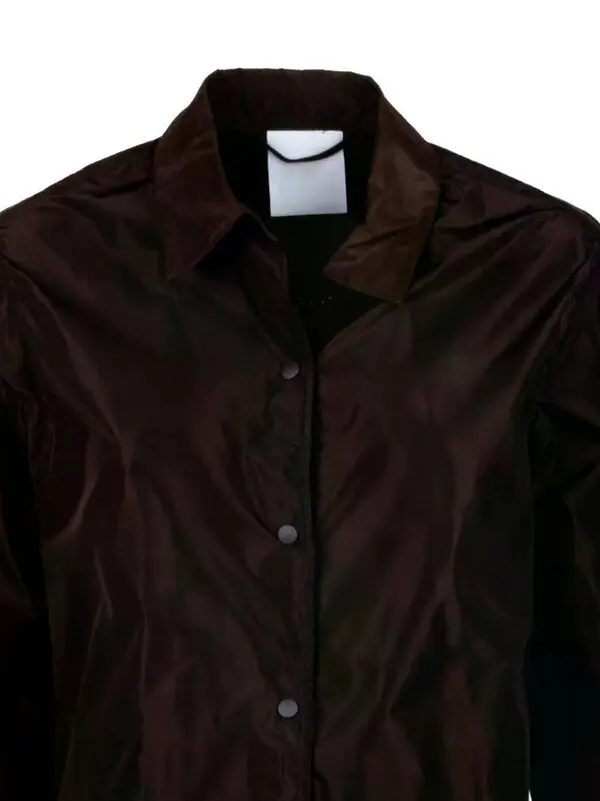 Aspesi Glossy Long-sleeve Shirt - Brown