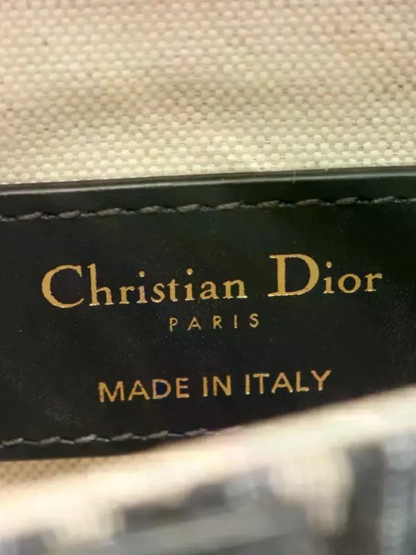 Dior 2000-2026 Mini Oblique Canvas Saddle Bag Satchel