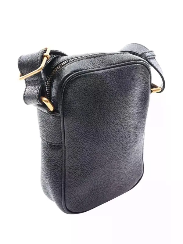 Gucci 2000-2015 Mini Grained Calfskin Logo Crossbody Bag