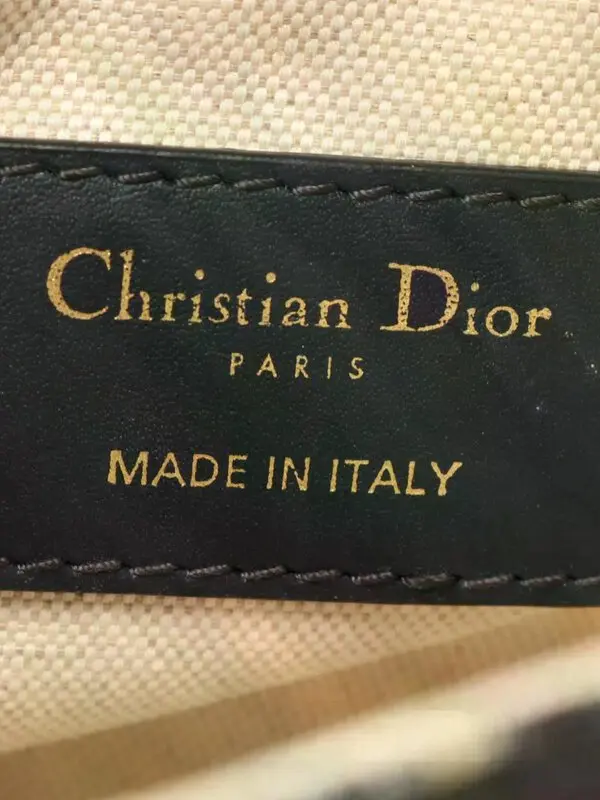 Dior 2000-2026 Mini Oblique Canvas Saddle Bag Satchel