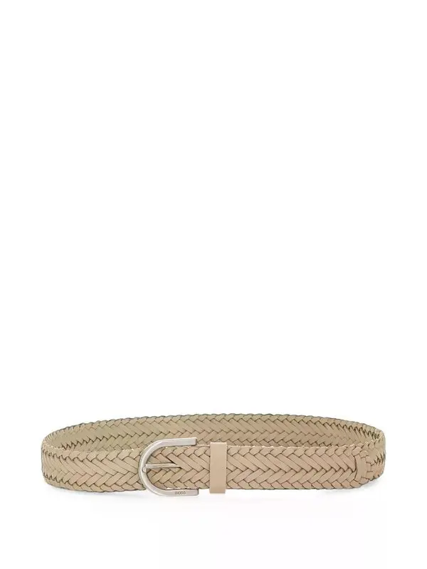 BOSS Braided Leather Belt
