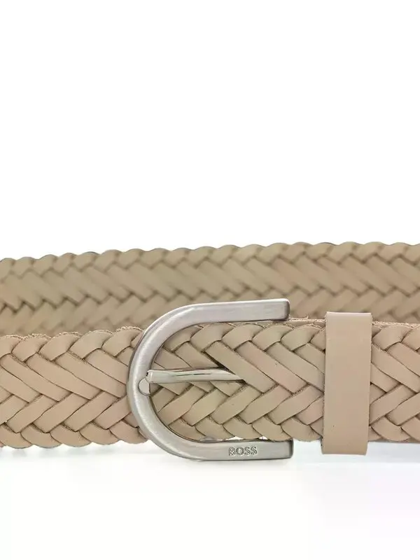 BOSS Braided Leather Belt