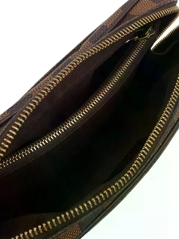 LOUIS VUITTON 2010 Damier Ebene Brooklyn Bum Bag Belt Bag
