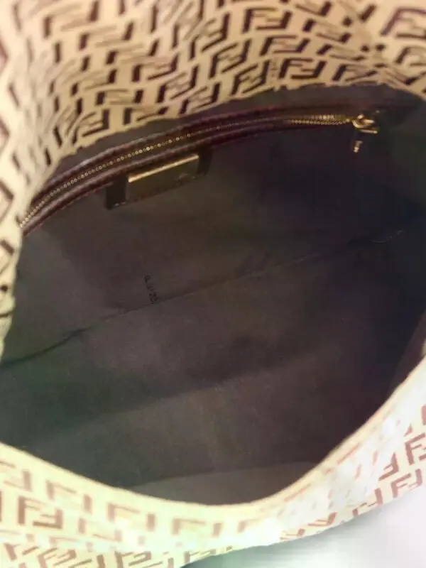Fendi 2010s Mamma Zucchino Baguette Shoulder Bag