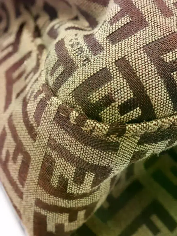 Fendi 2010s Mamma Zucchino Baguette Shoulder Bag