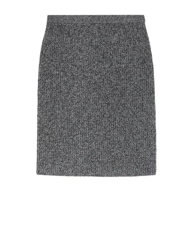Aspesi Marl-knit Pencil Mini Skirt