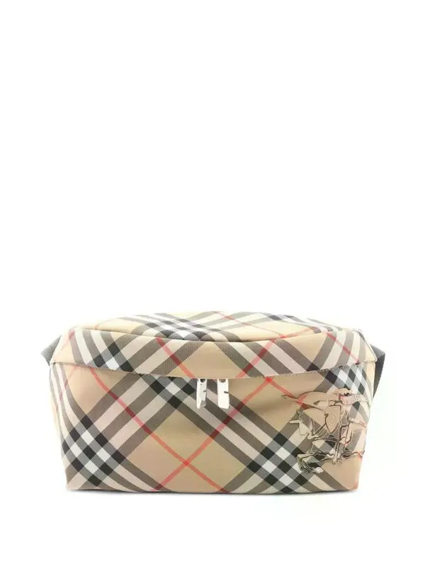 Burberry 2020s Vintage Check Belt Bag - Neutrals