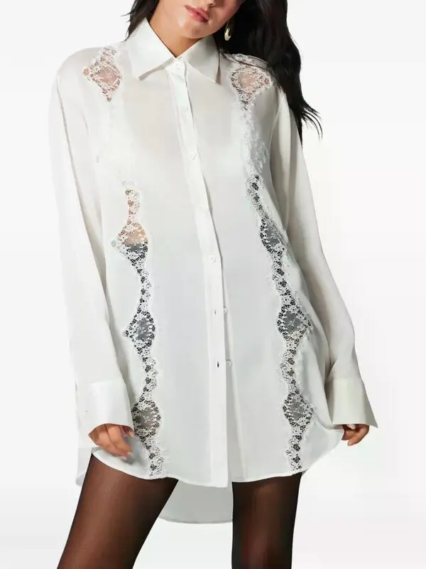 Kiki De Montparnasse Carla Lace-appliqué Shirt