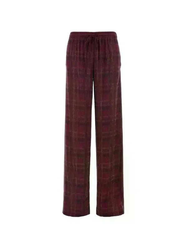 Ermanno Scervino Check-print Trousers