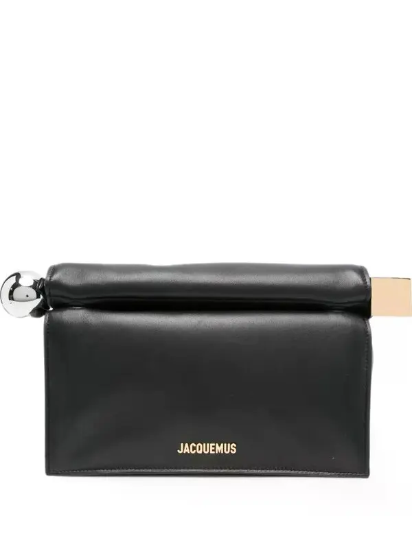 Jacquemus The Rond Carré Clutch - Black