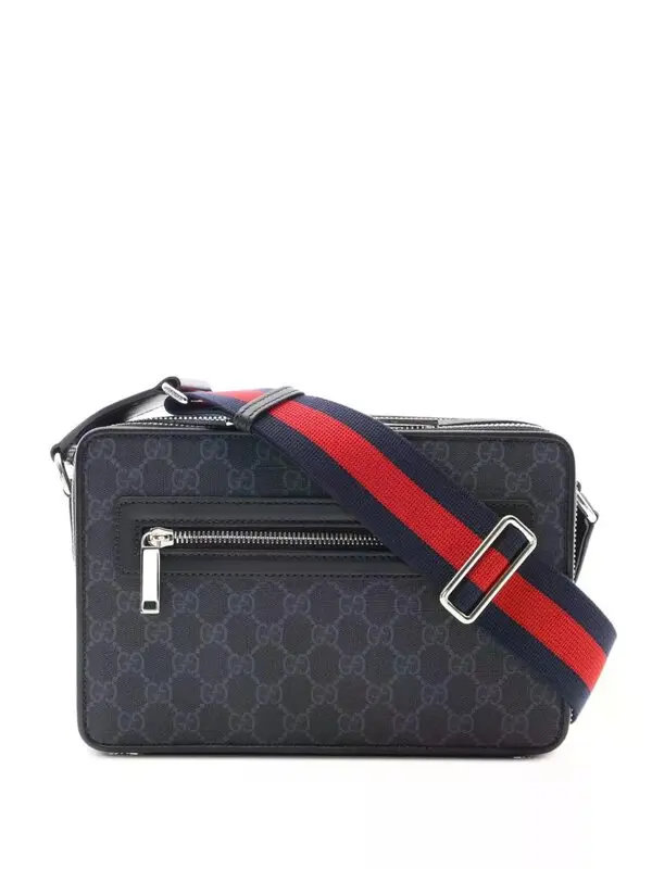 Gucci Gg Supreme Messenger Bag - Black