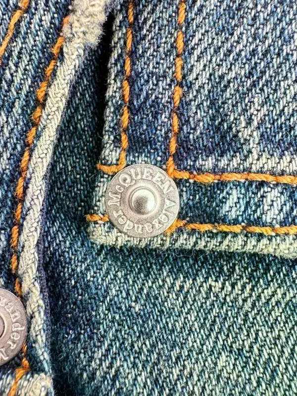 Alexander McQueen Faded Boyfriend Jeans