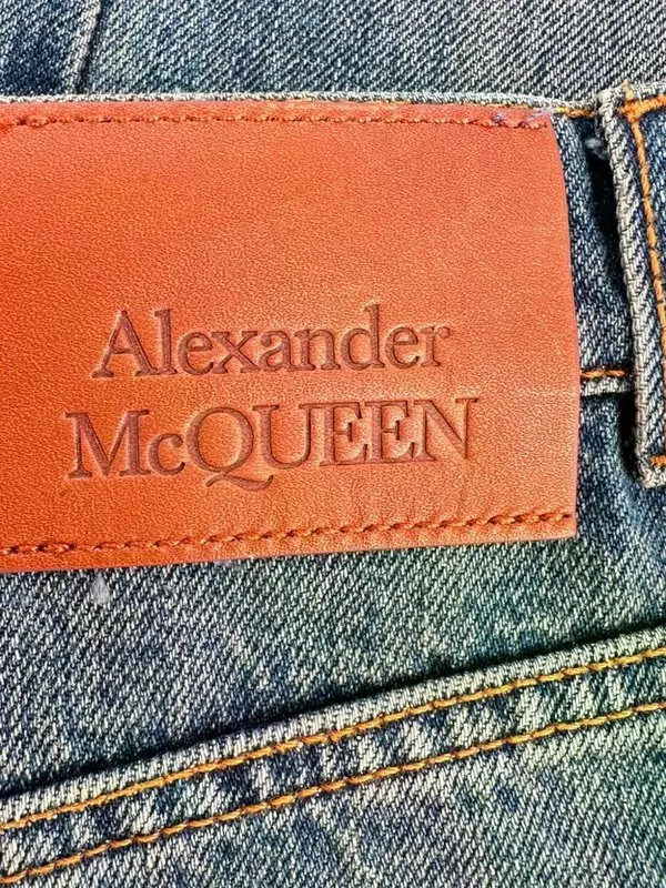 Alexander McQueen Faded Boyfriend Jeans