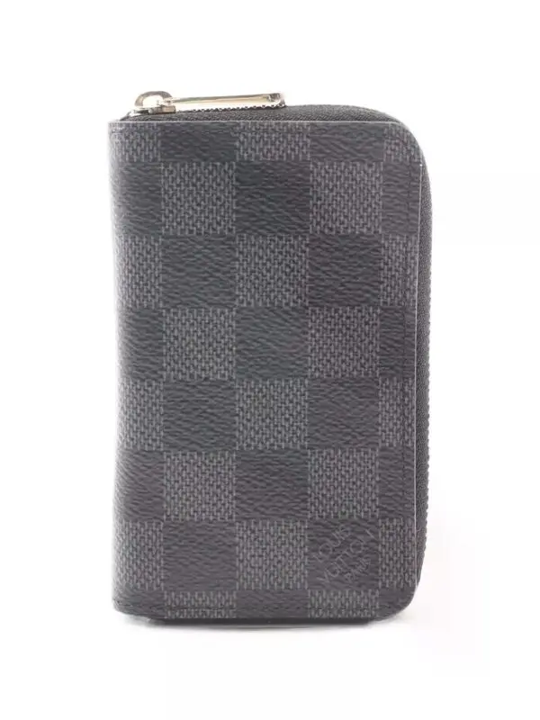 LOUIS VUITTON 2018 Damier Graphite Zippy Coin Purse