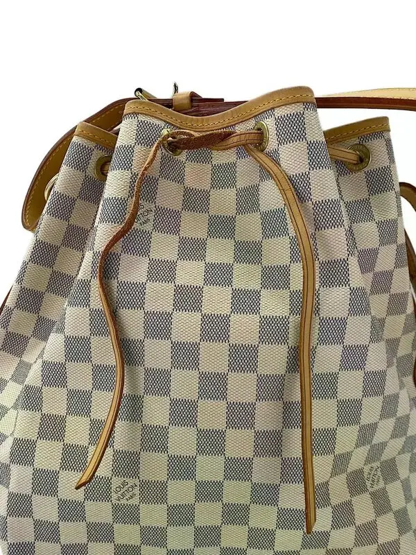 LOUIS VUITTON 2007 Noé Damier Azur Shoulder Bag - Neutrals
