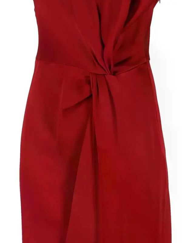 Federica Tosi Twist-detail Front-slit Maxi Dress