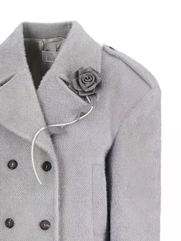 Giuseppe Di Morabito Double-breasted Floral-detail Jacket