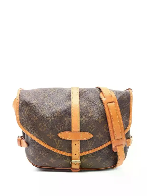 LOUIS VUITTON 1992 30 Saumur Monogram Shoulder Bag