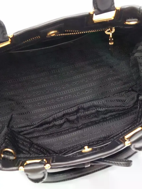 Prada 2010s Bow Leather Tote Bag